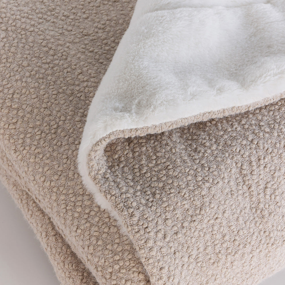 Bouclé Throw | Oatmeal – Jennifer Adams® Home